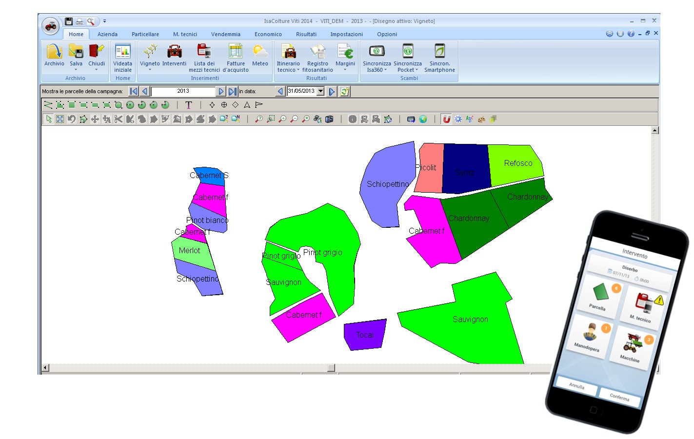 Isagri. Ecco l'App IsaColture Mobile | TRATTORI Web - News sui trattori