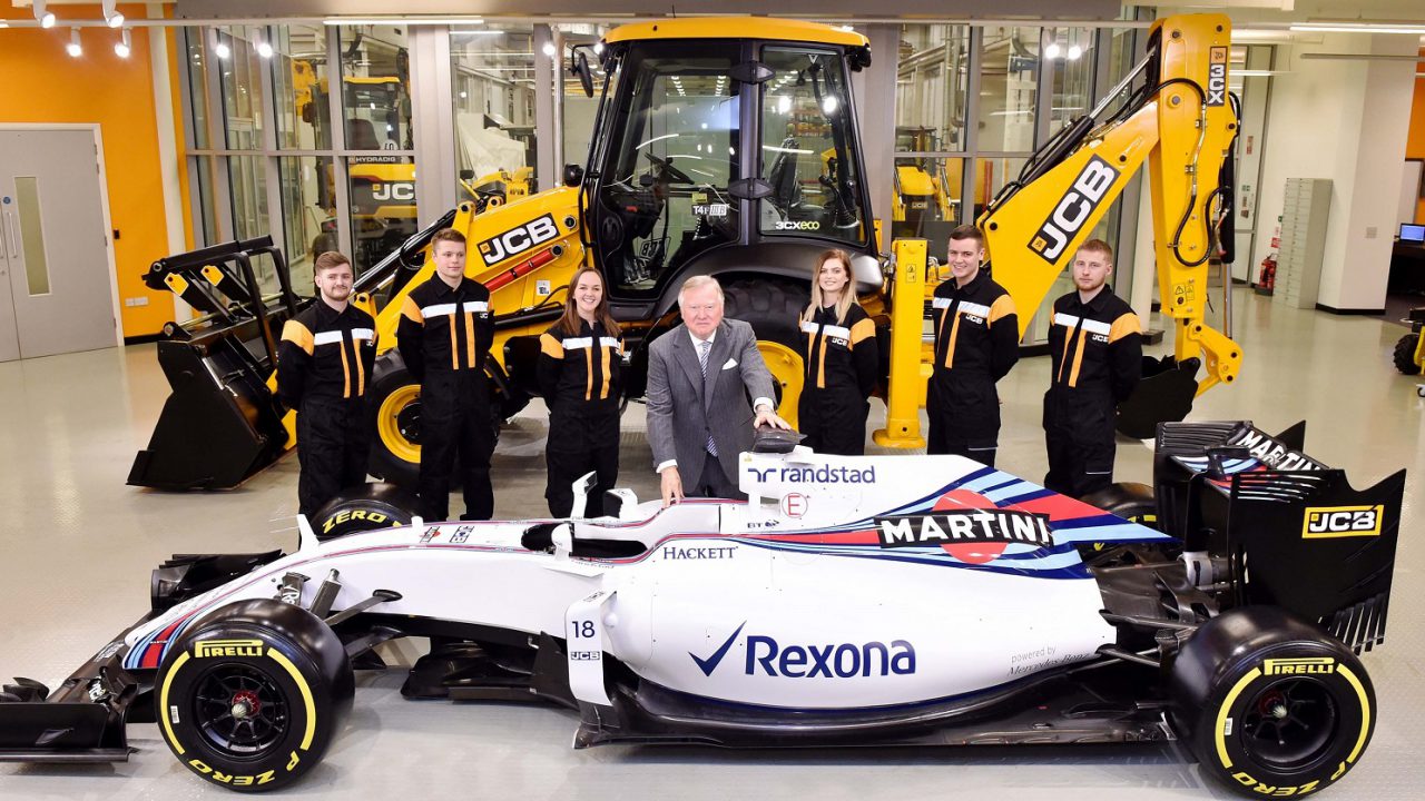 JCB sponsor del team Williams Martini Racing di Formula 1 | TRATTORI ...