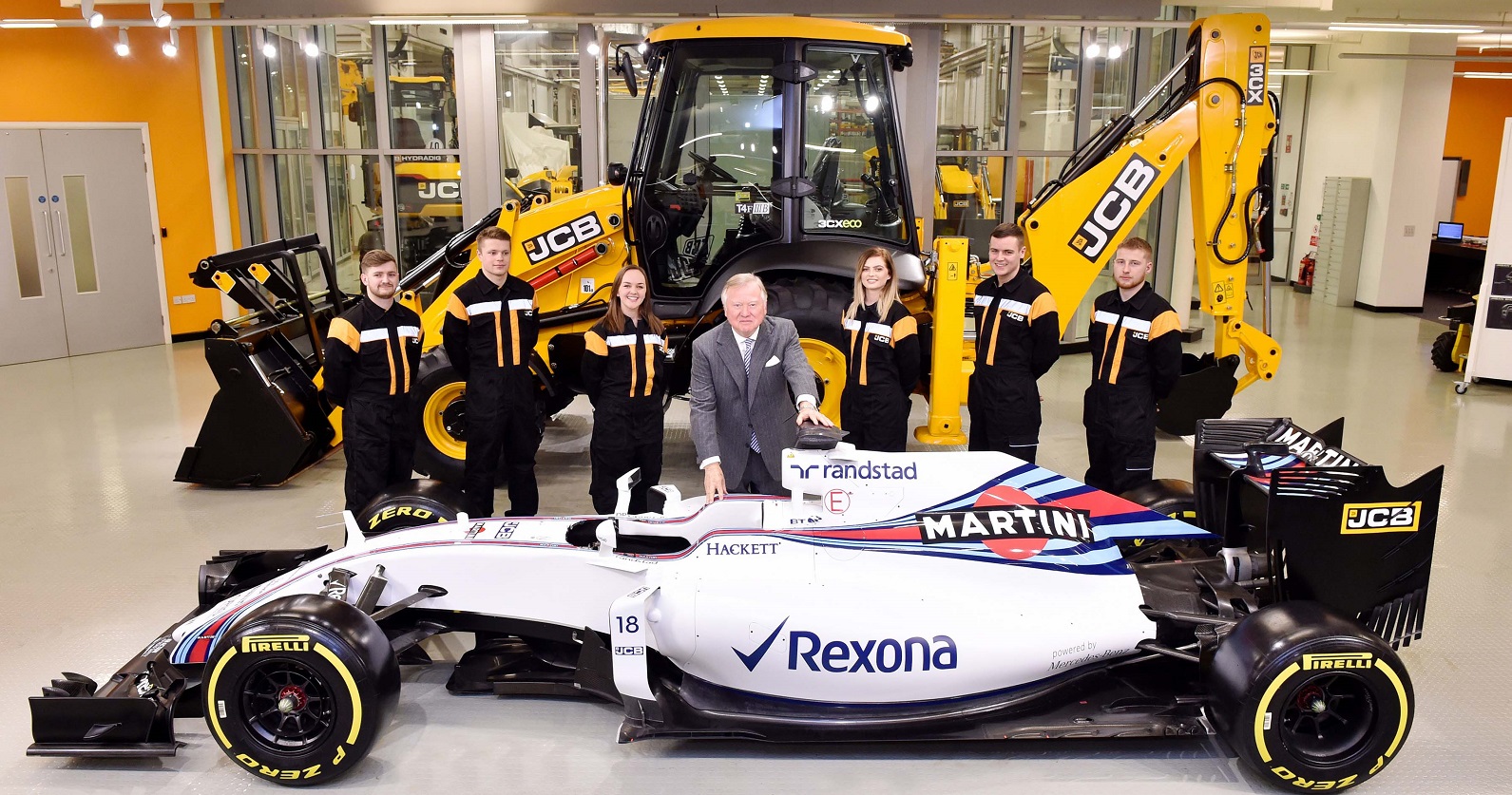 JCB sponsor del team Williams Martini Racing di Formula 1 | TRATTORI ...