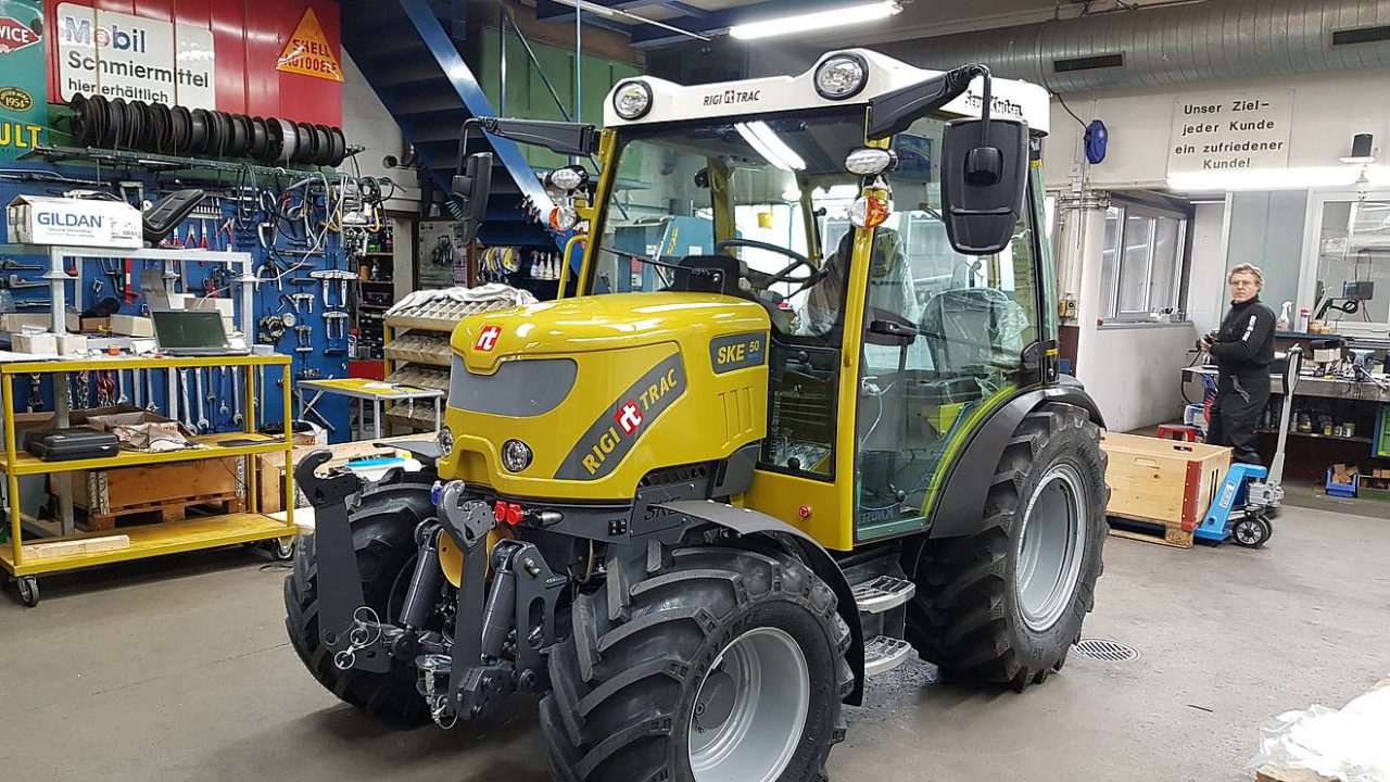 Rigitrac SKE 50, il trattore elettrico che vien dalla Svizzera ...
