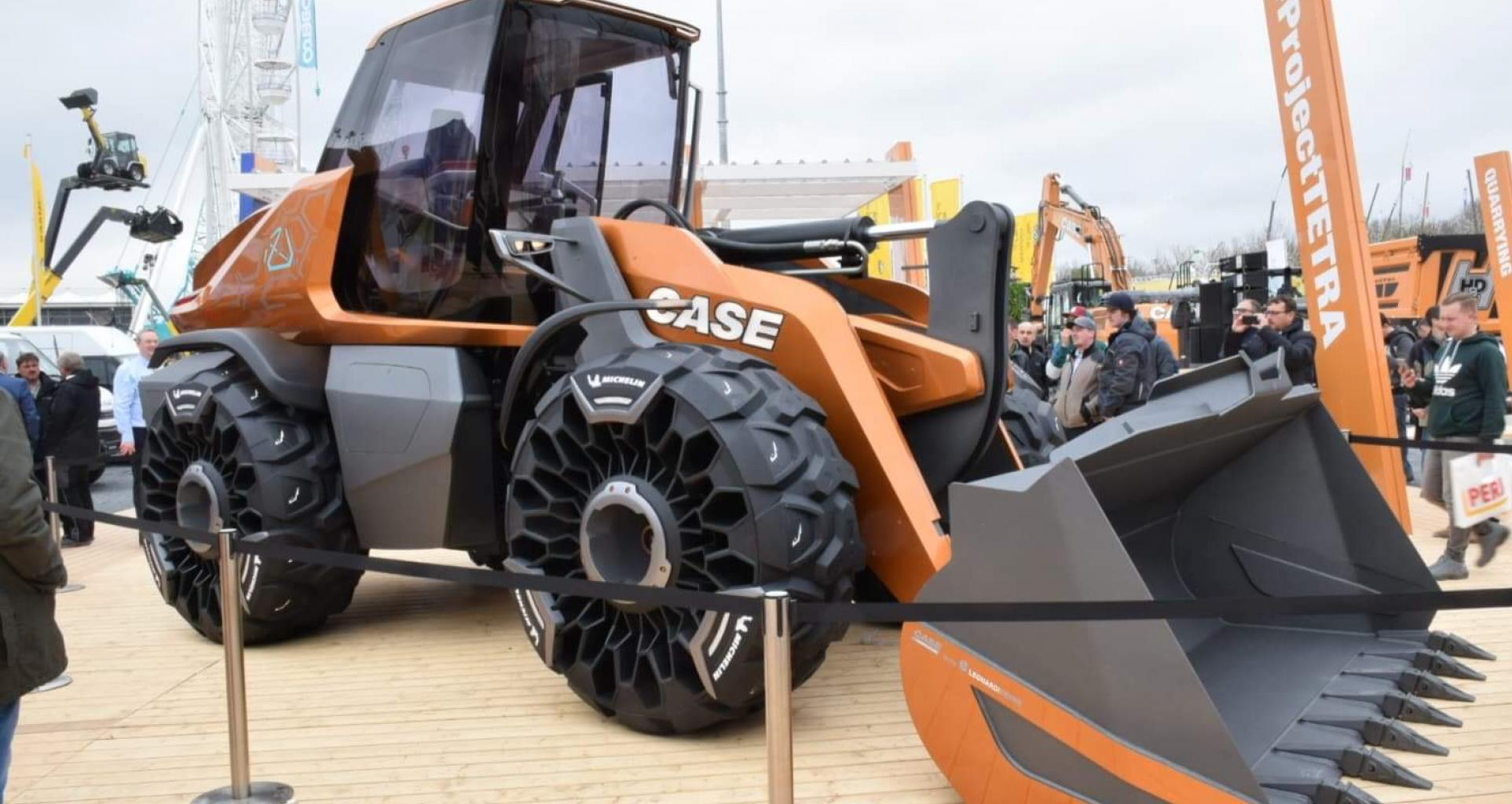 Case Project TETRA, il prototipo di pala gommata a metano | Trattori Web