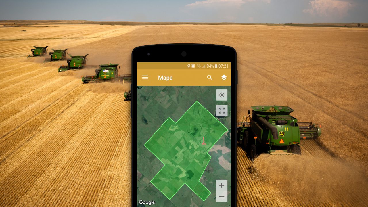 Gps Field Area Measure. La mappa è fatta | TRATTORI Web - News sui trattori