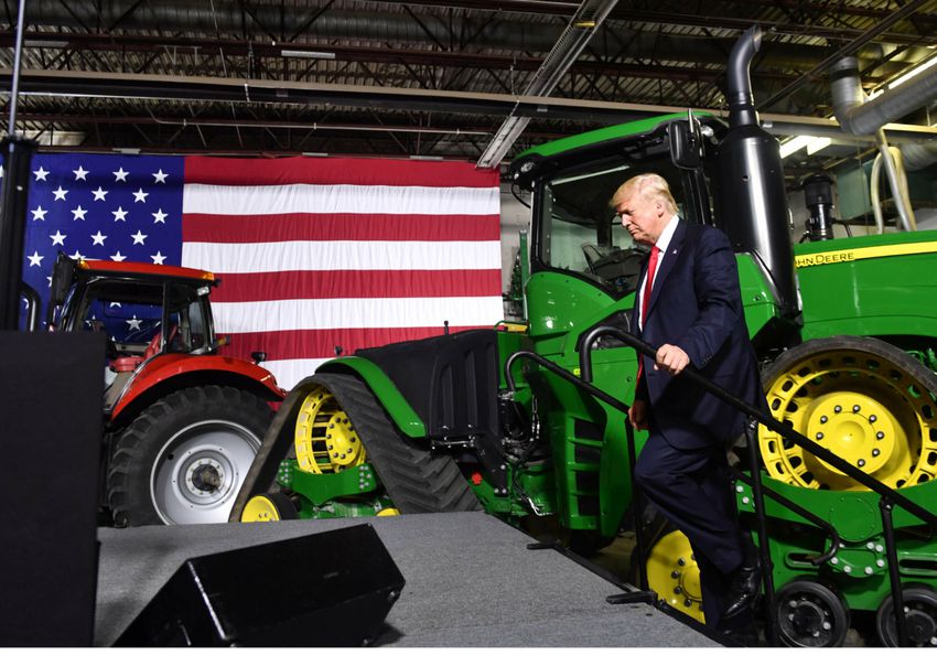 Trump mostra i muscoli (dei trattori) alla Casa Bianca | Trattori Web