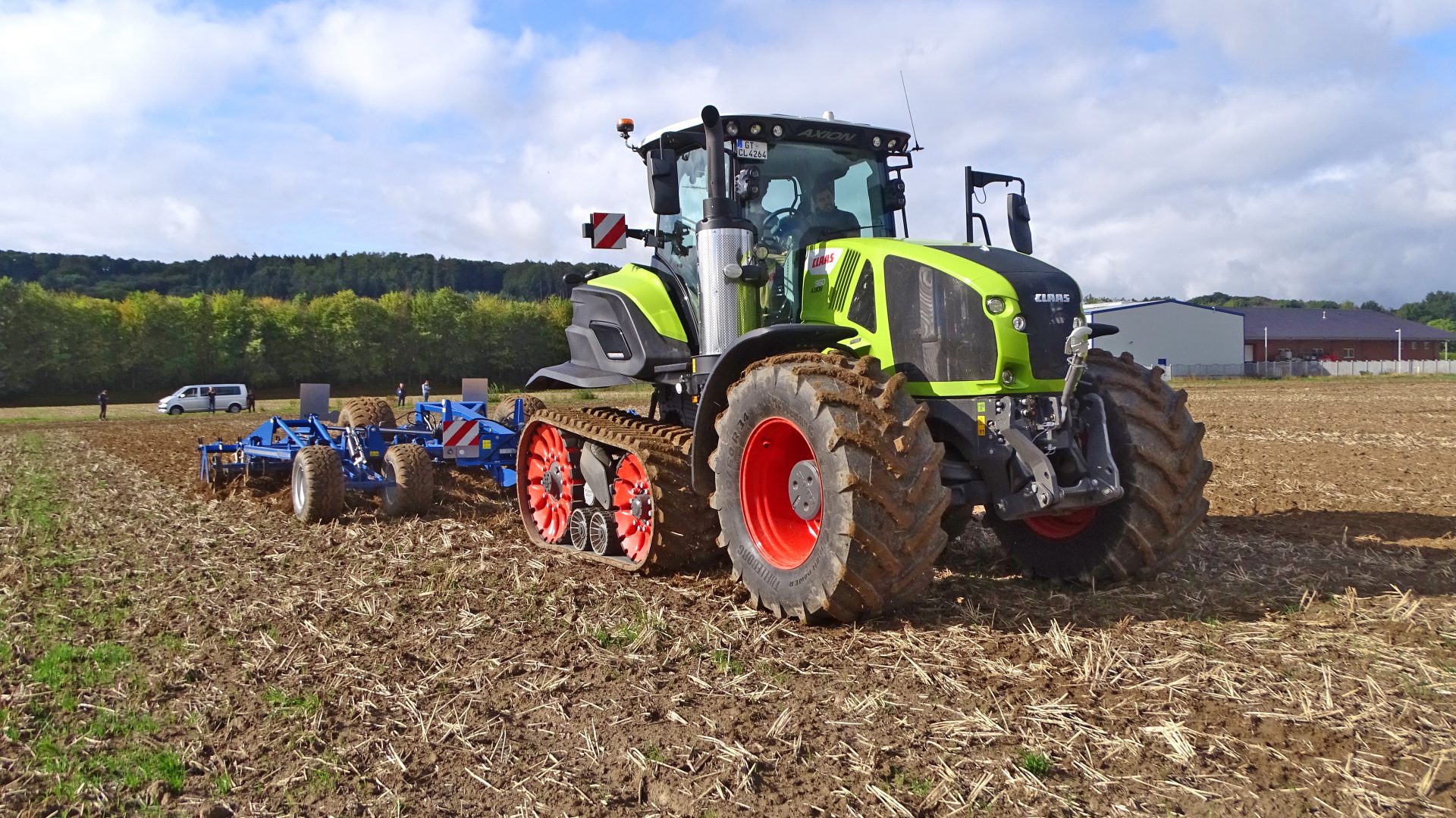Claas Axion 960 Terra Trac, tappeto volante