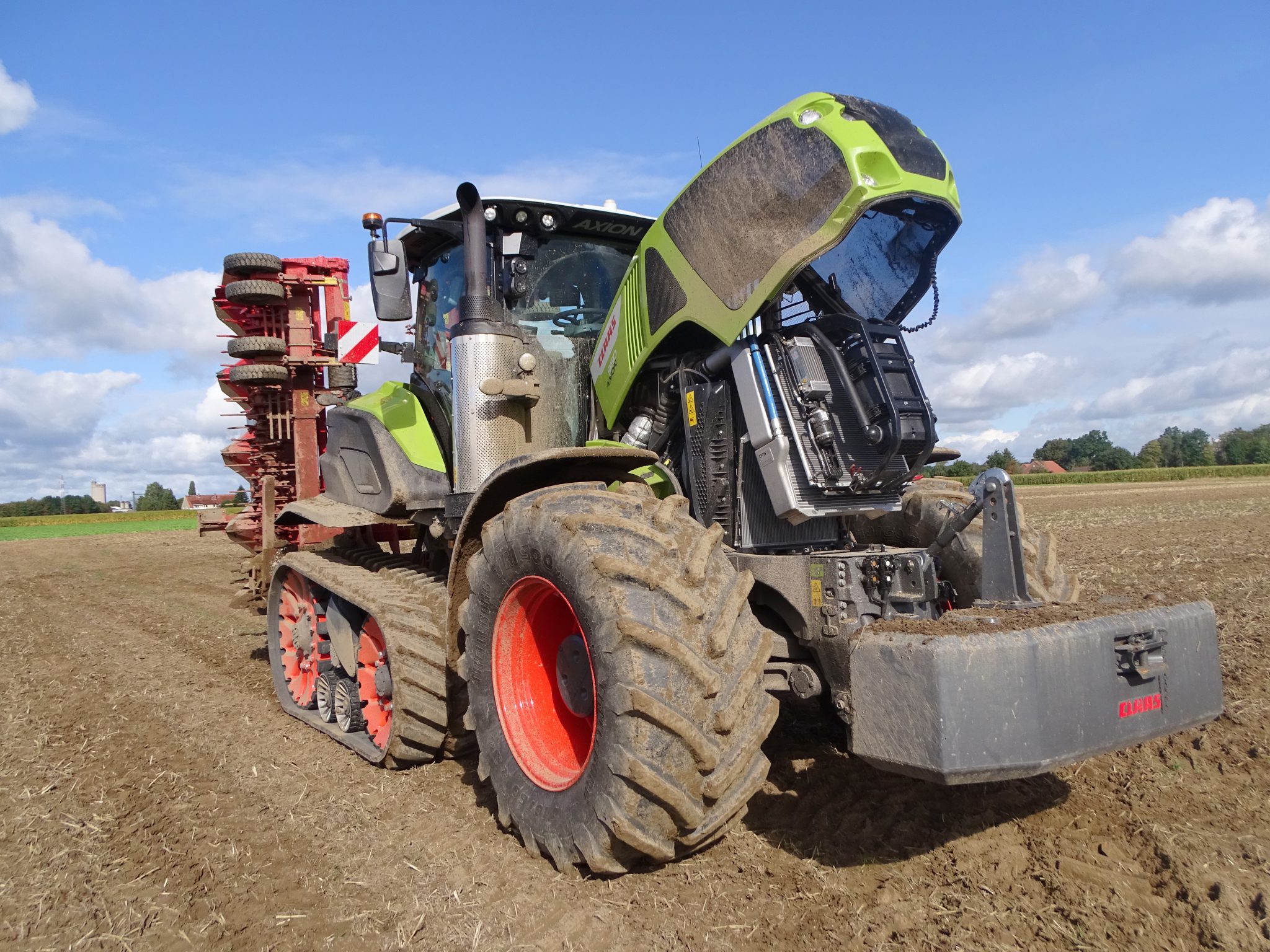 Claas Axion 960 Terra Trac, tappeto volante
