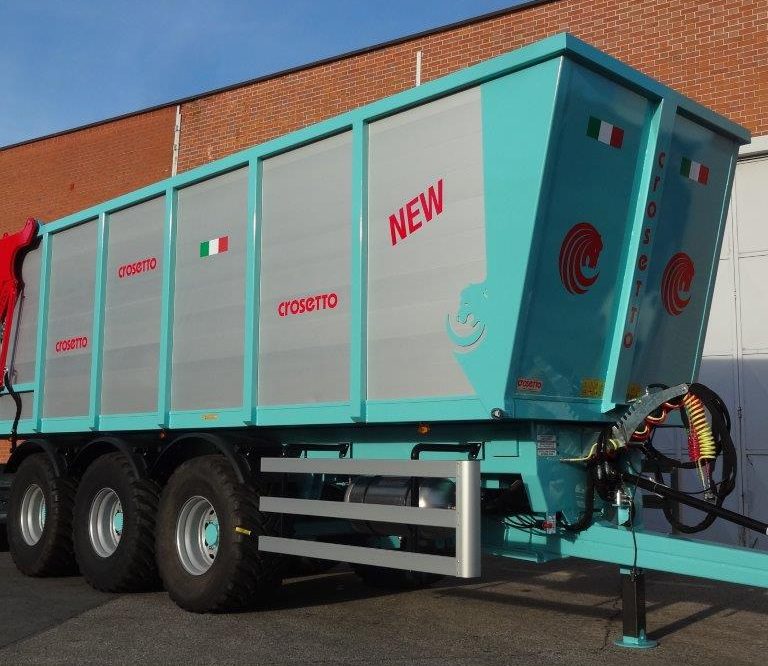 Crosetto Rimorchi: il nuovo dumper con cassone in alluminio