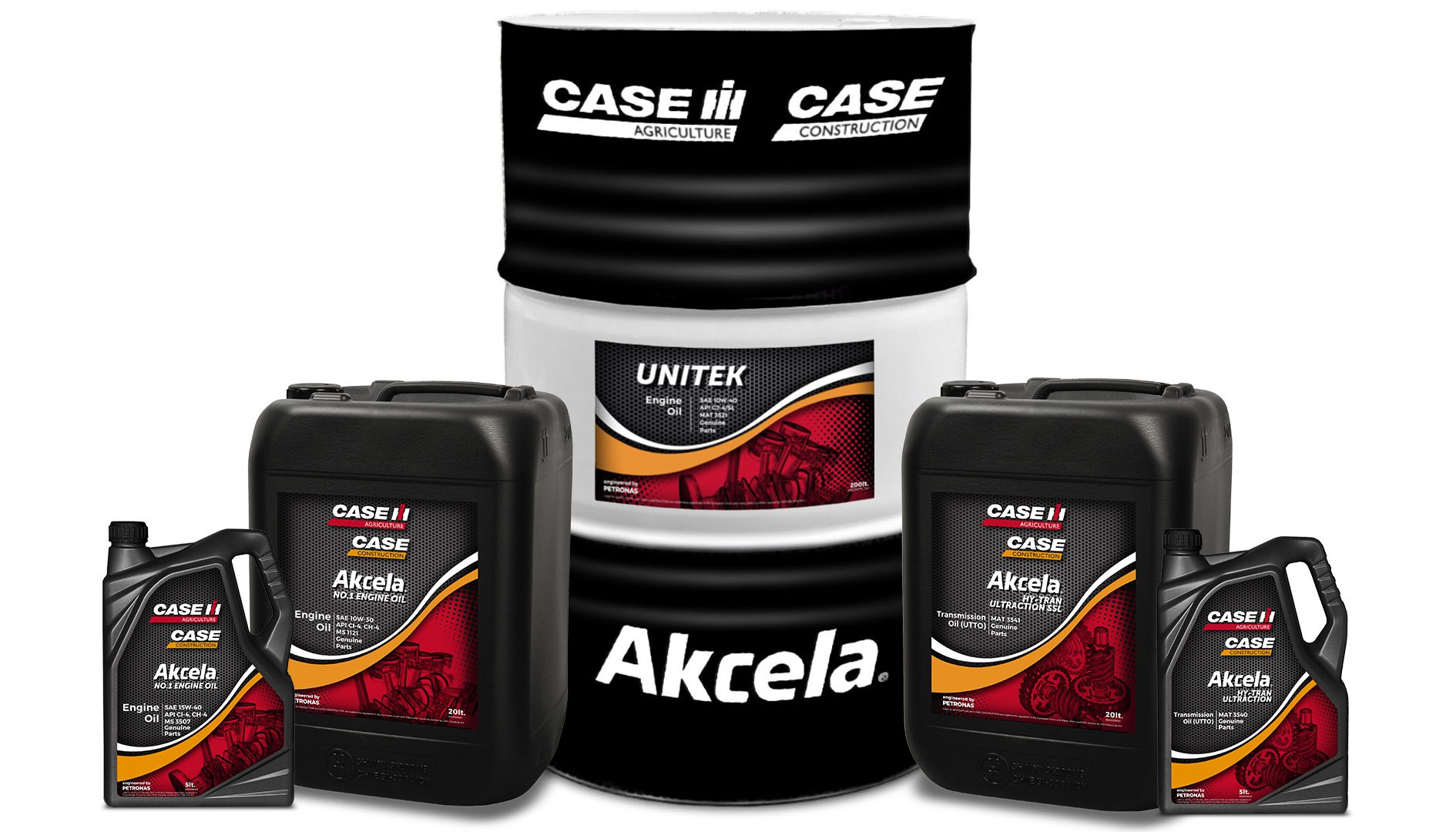 PETRONAS AKCELA e AMBRA, prodotti per macchine CASE e New Holland