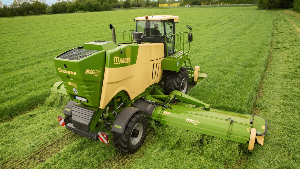 Krone Big M 450 CR, anche con i condizionatori a rulli