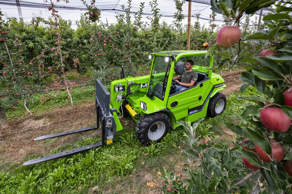 Merlo annuncia e-Worker, il primo telescopico full electric