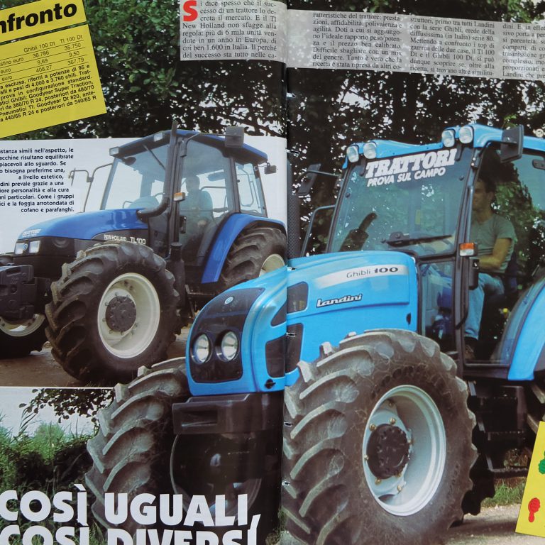 Landini Ghibli 100 D e New Holland TL 100 DT: il confronto del 2002
