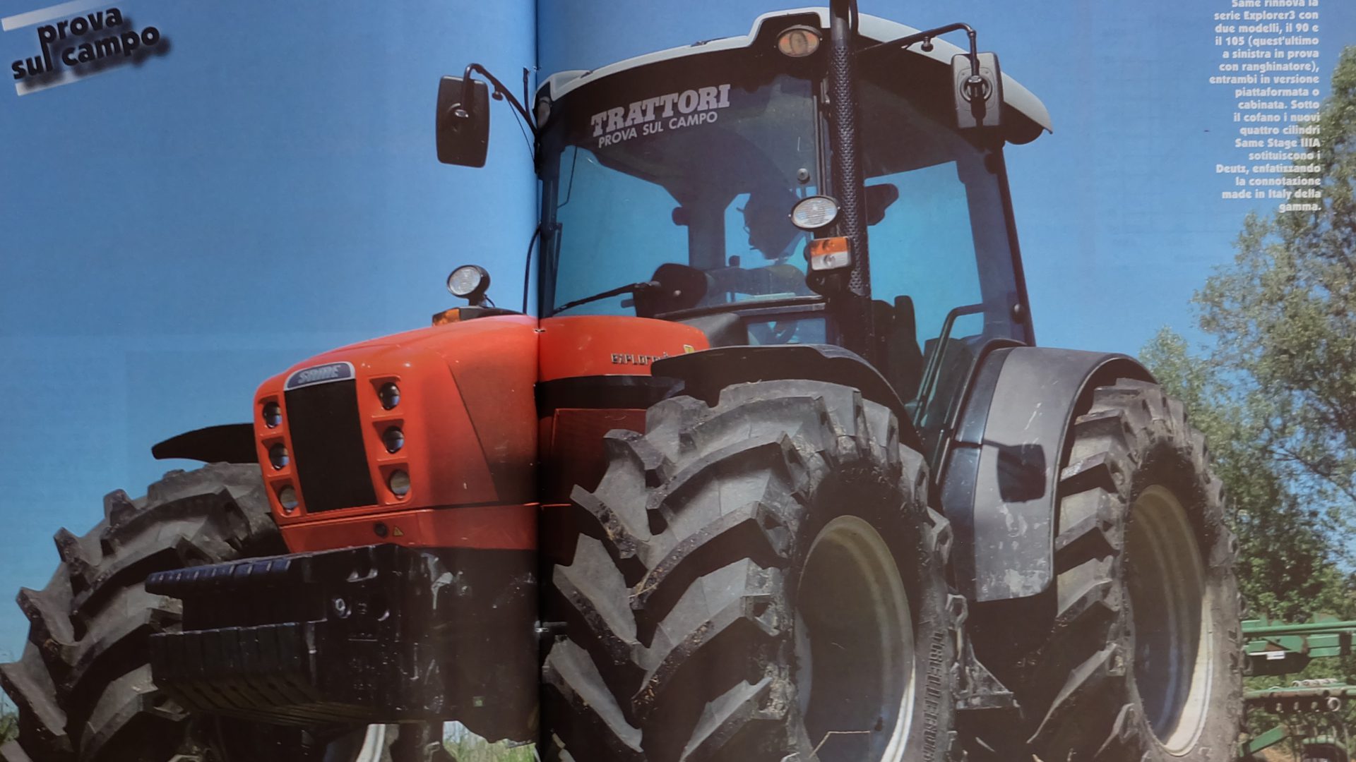 Same Explorer 3 105 DT E3GS, ritorno al futuro. La prova nel 2012