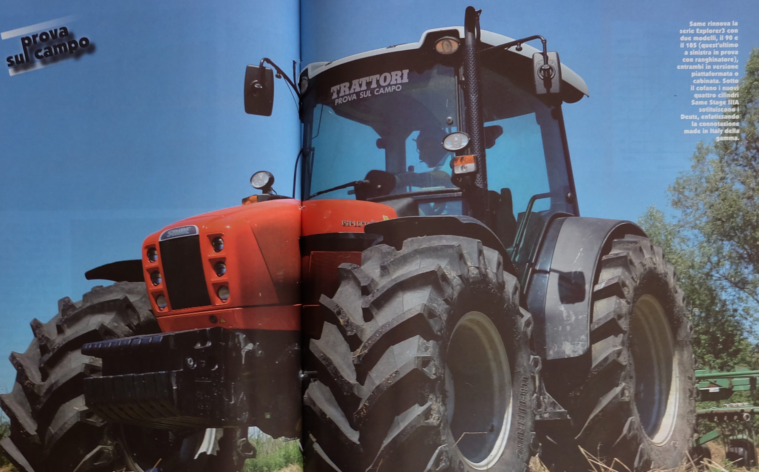 Same Explorer 3 105 DT E3GS, ritorno al futuro. La prova nel 2012