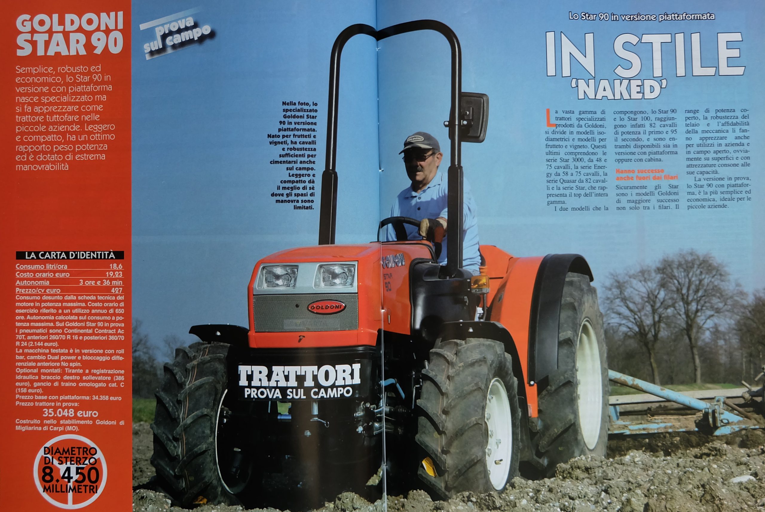 Goldoni Star 90, in stile "naked". La prova della versione piattaformata
