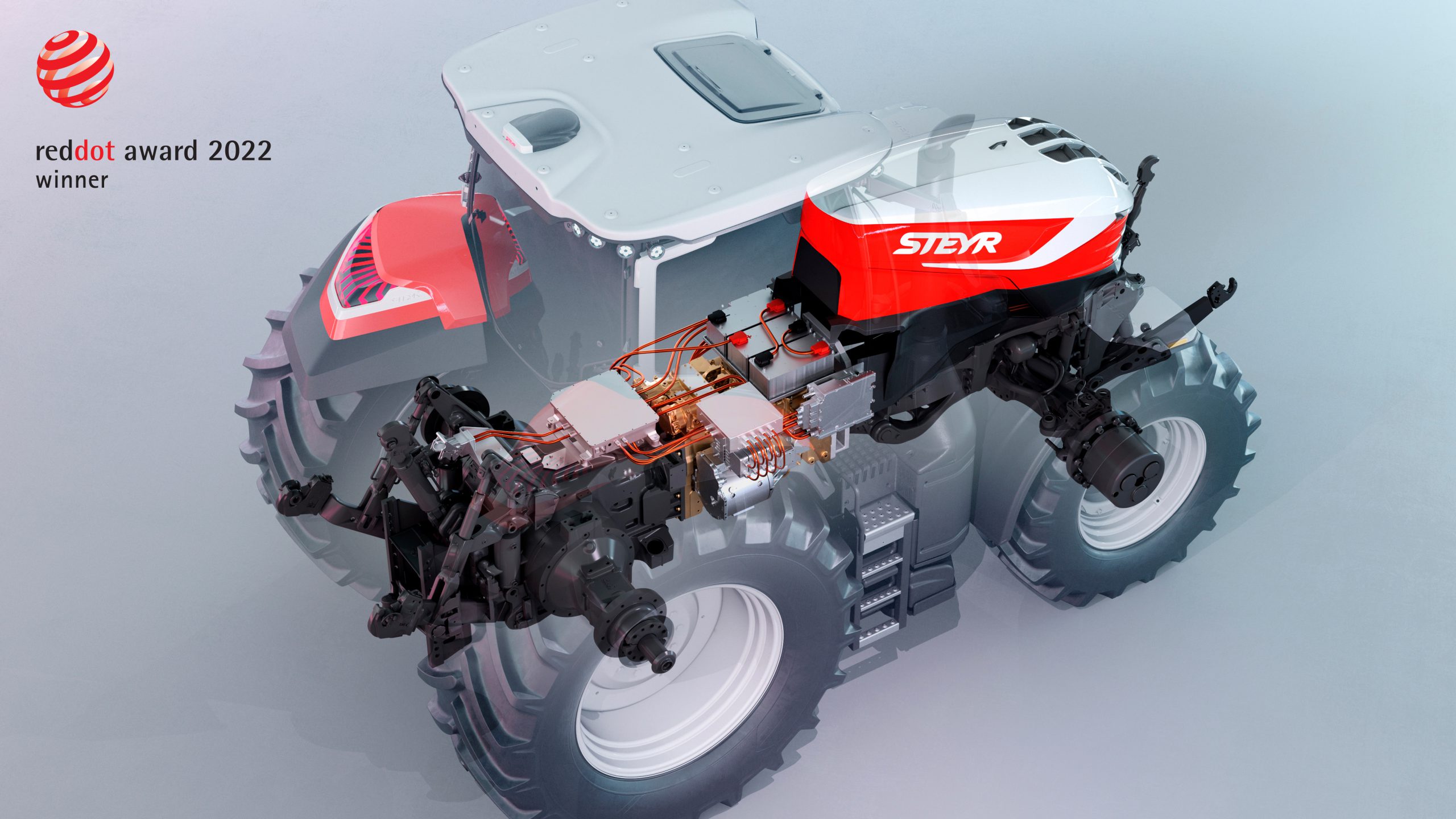Steyr, ai Red Dot Design Award trionfa anche la nuova trasmissione ibrida