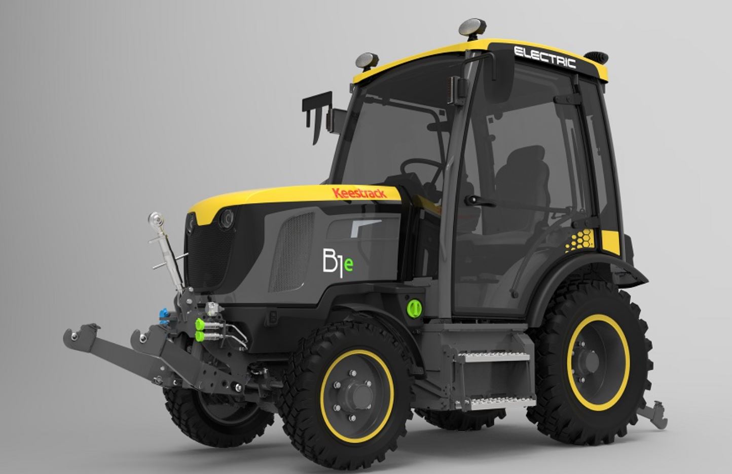 Keestrack B1e, un nuovo trattore elettrico. Prodotto da Goldoni