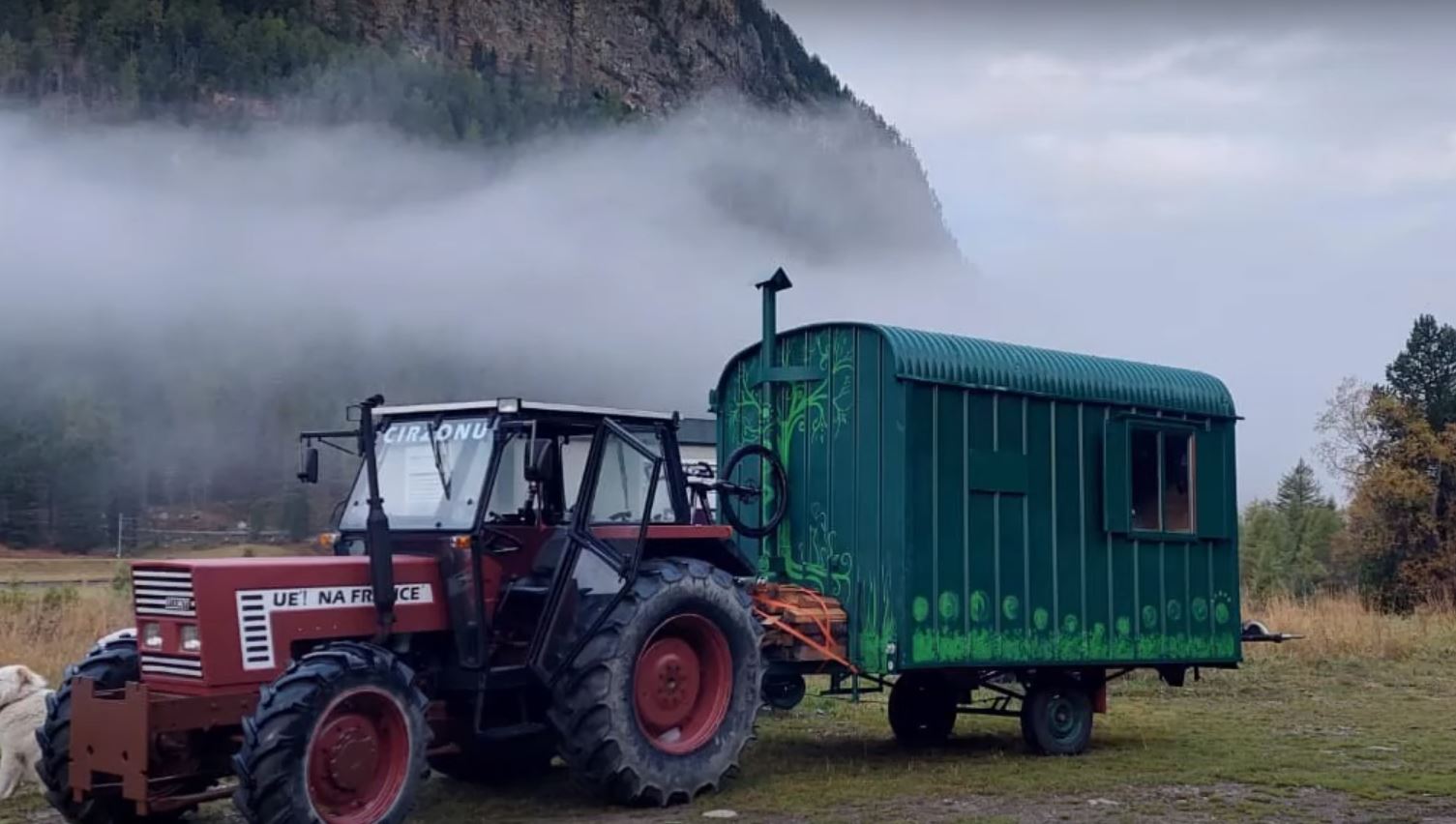 FiatAgri 666, fanno 1400 km a bordo del trattore per tornare alla natura
