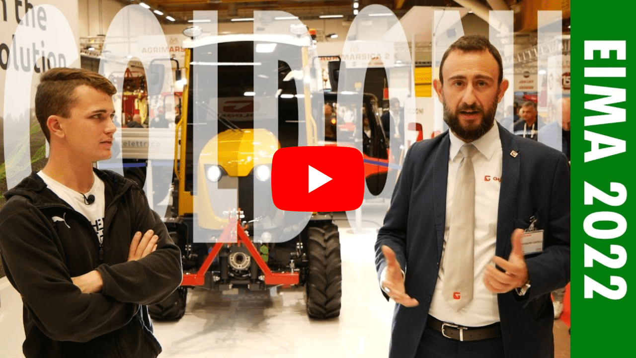 Goldoni-Keestrack, c'è il trattore elettrico! - EIMA 2022 [VIDEO]