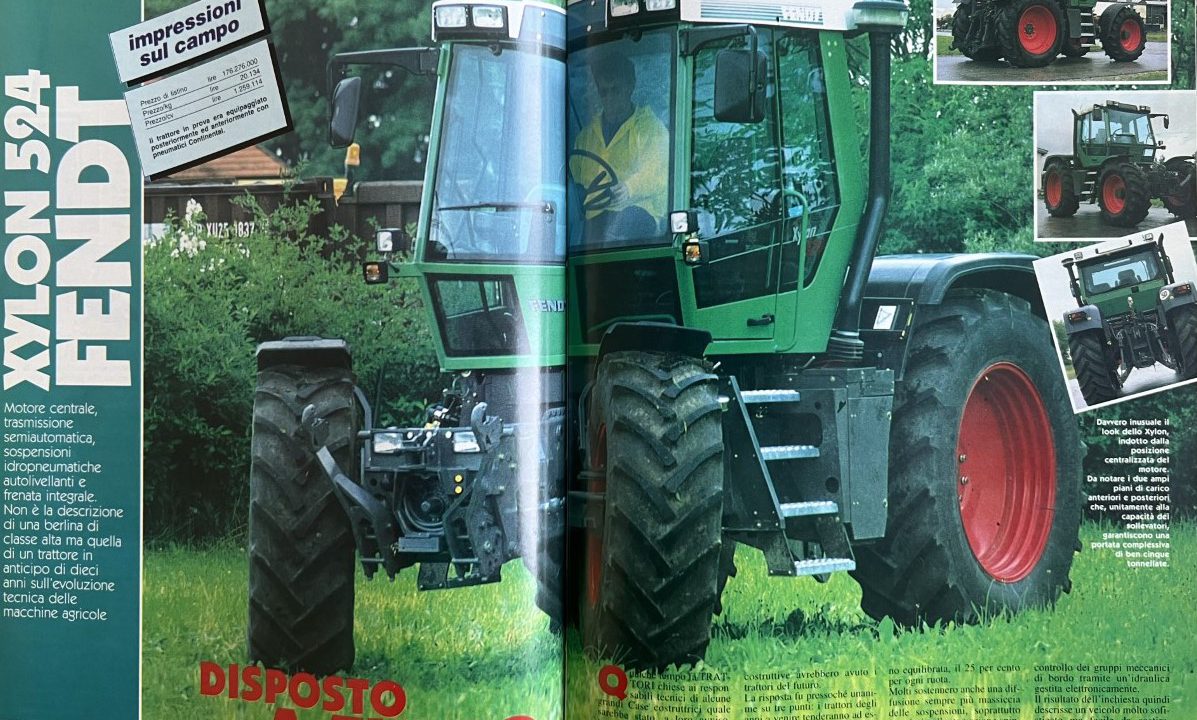 Xylon 524 Fendt, il trattore di fine anni '90 che anticipò l'agromeccanica