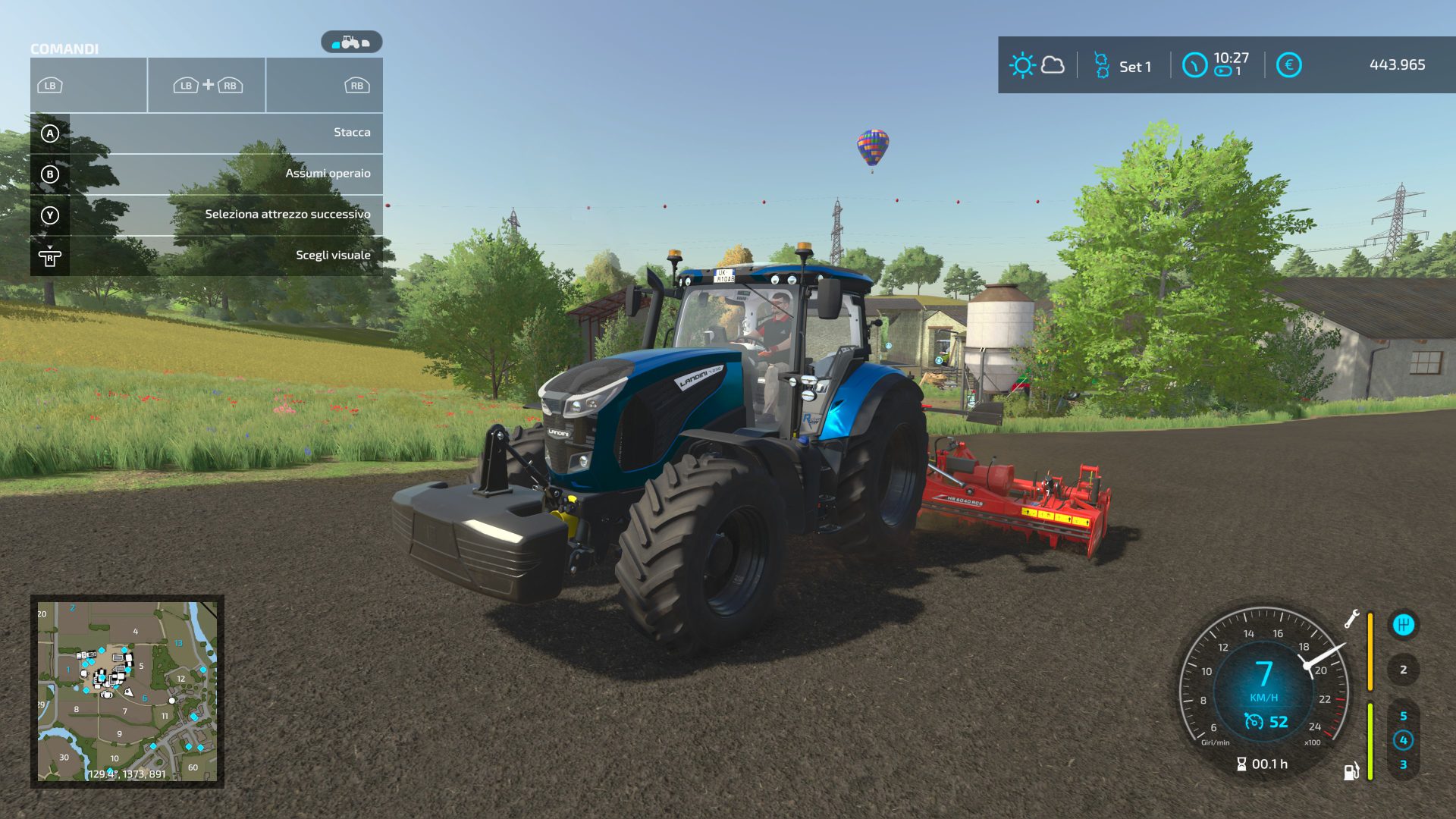 Landini sbarca su Farming Simulator 2022: c'è anche la Serie 7 Robo-Six