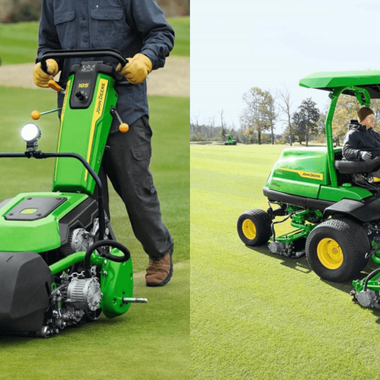 John Deere, nei campi da golf con macchinari elettrici e interconnessi