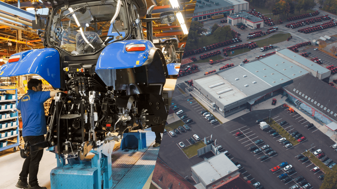 CNH Industrial, dove sono prodotti i trattori New Holland, Case IH e Steyr?