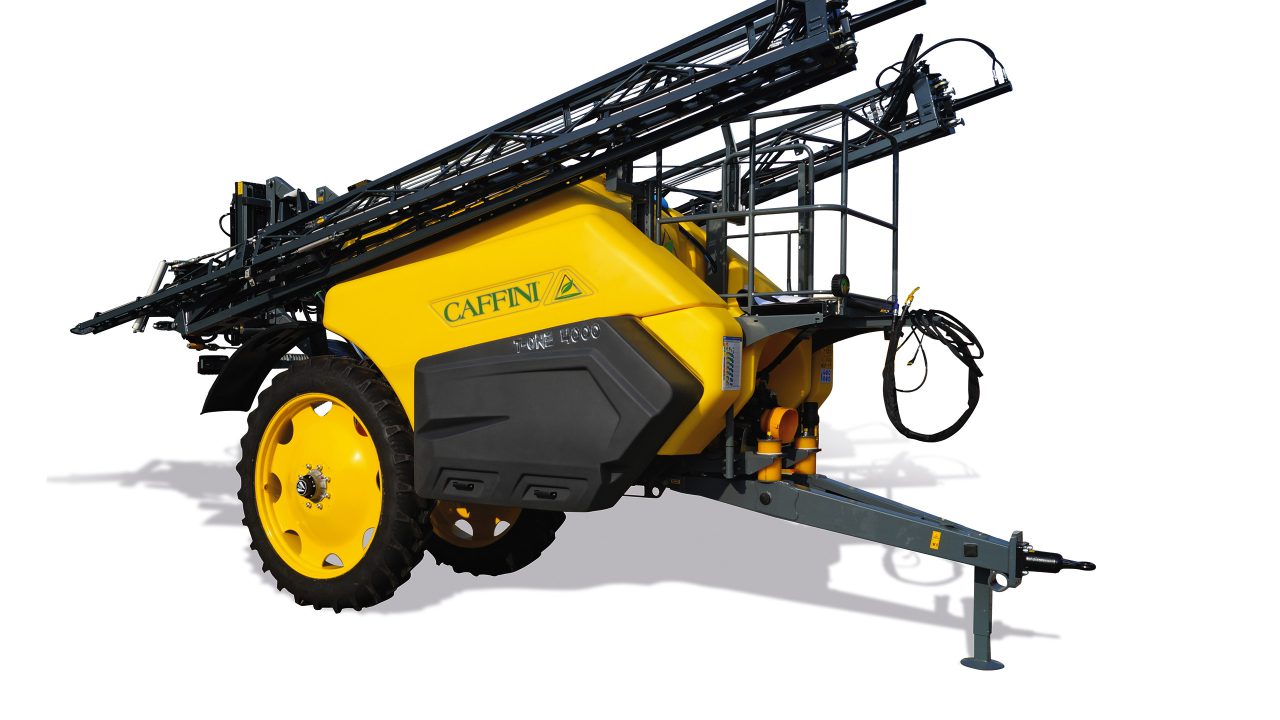 T-ONE, le irroratrici trainate di Caffini. Ecco le novità