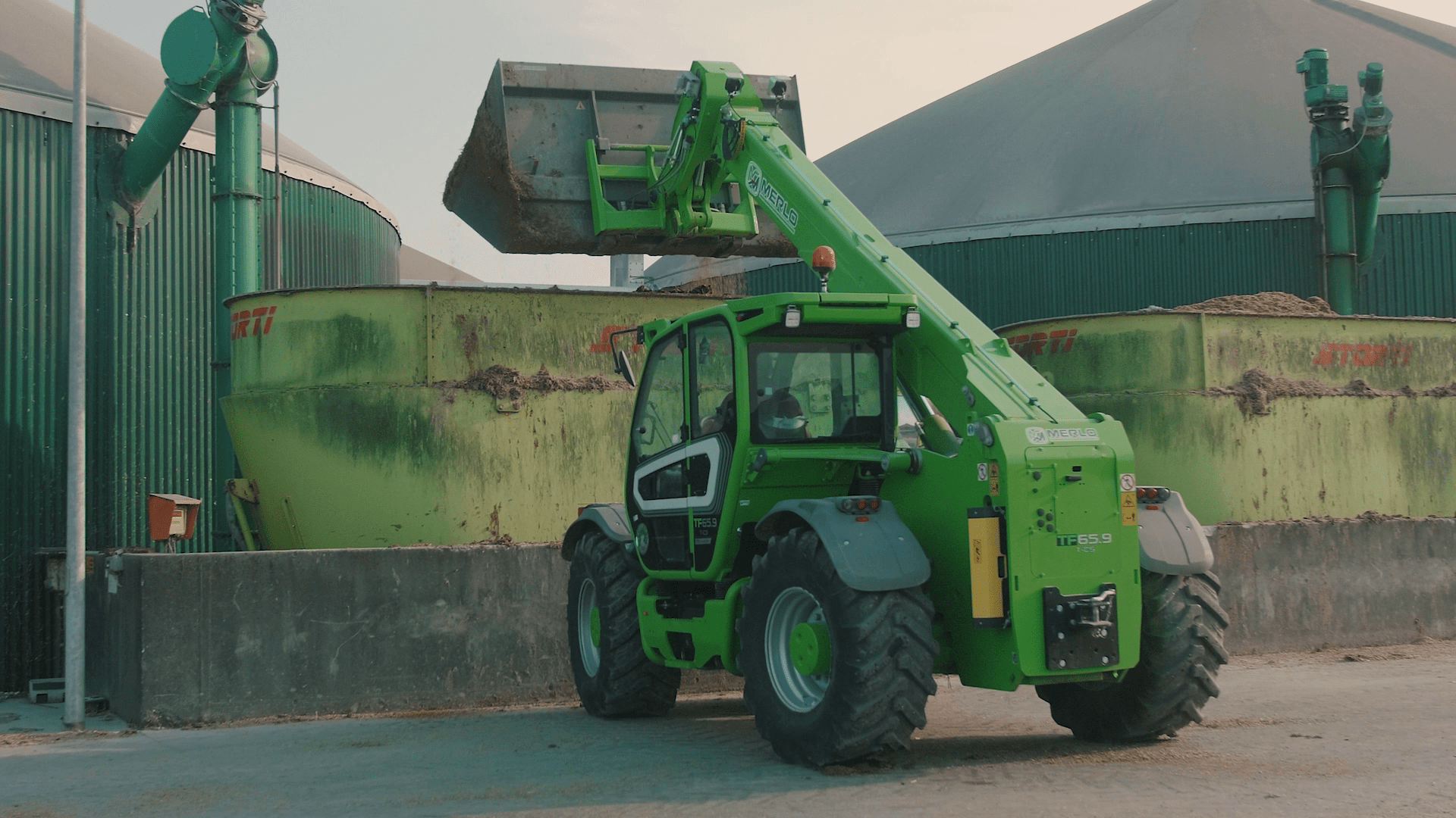TF65.9, il telescopico Merlo al servizio dell'azienda Belluco Farm