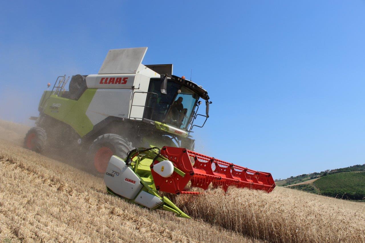 Claas Trion 540 Montana 4, sgranate gli occhi. La prova in campo