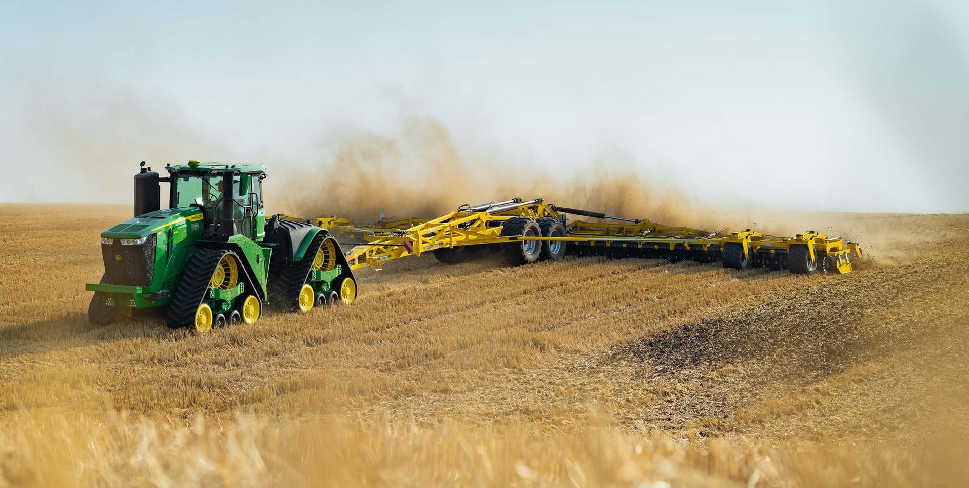 John Deere 9RX batte il record di ettari dissodati in 24 ore