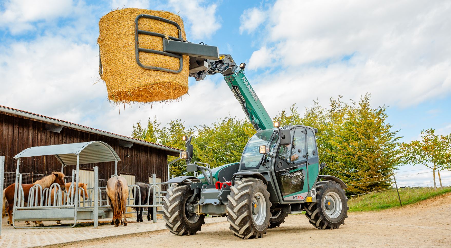 Kramer, a Agritechnica con i telescopici elettrici e nuova Serie 8