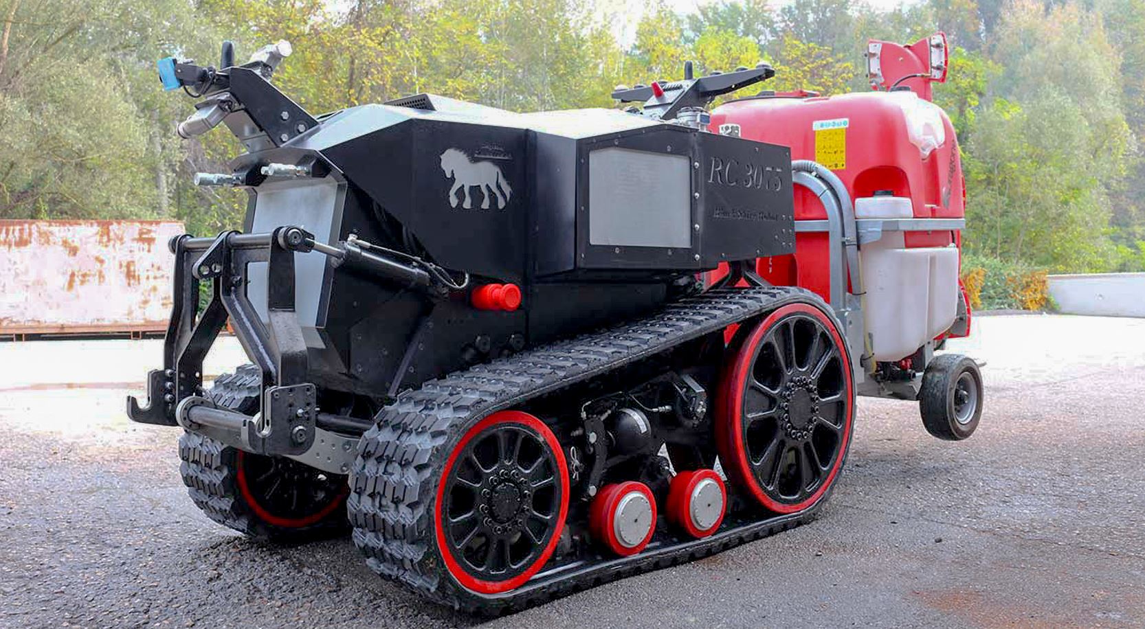 Black Shire RC3075, il robot cingolato