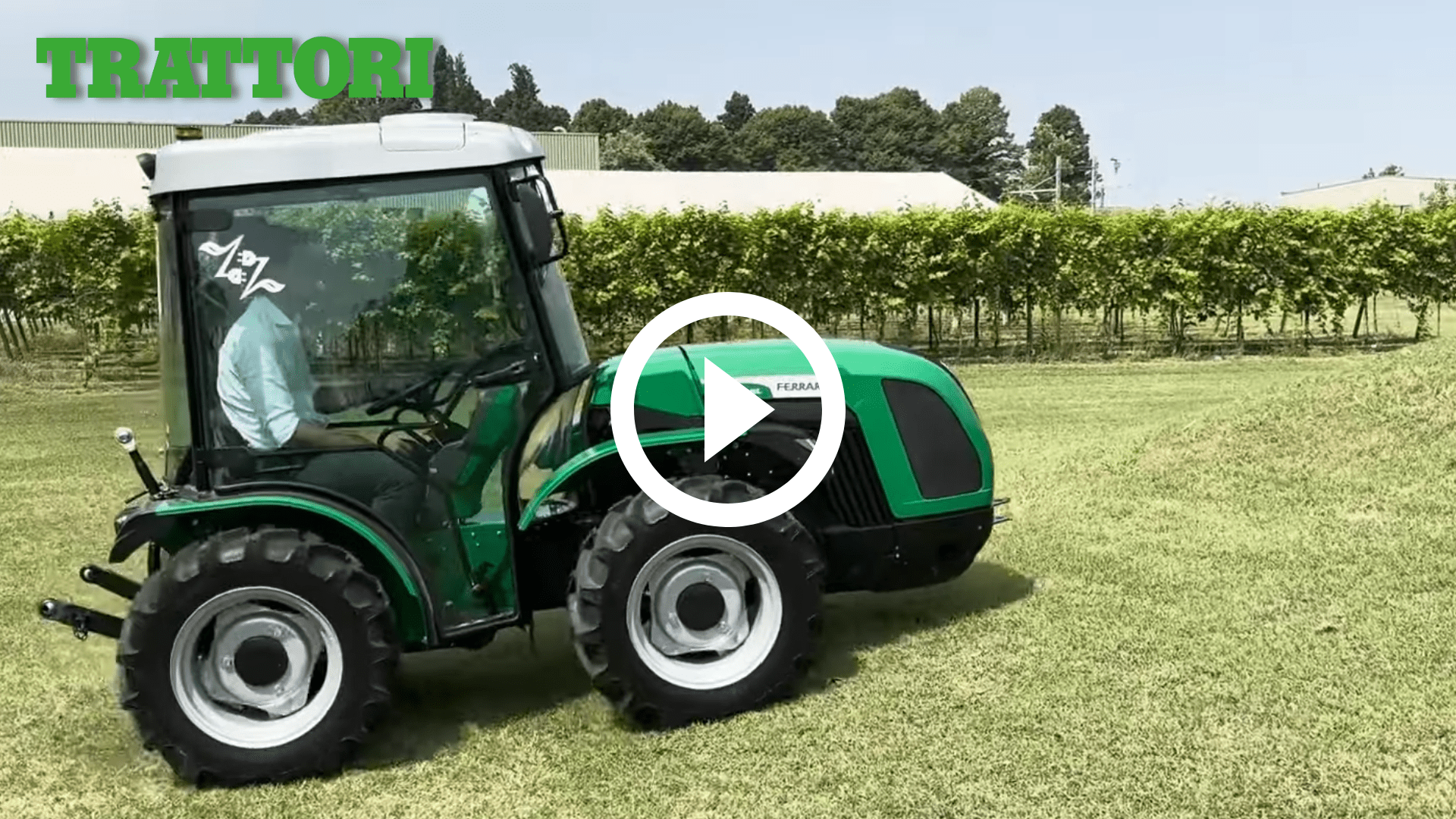 Ferrari e-Astral, il trattore elettrico per frutteti