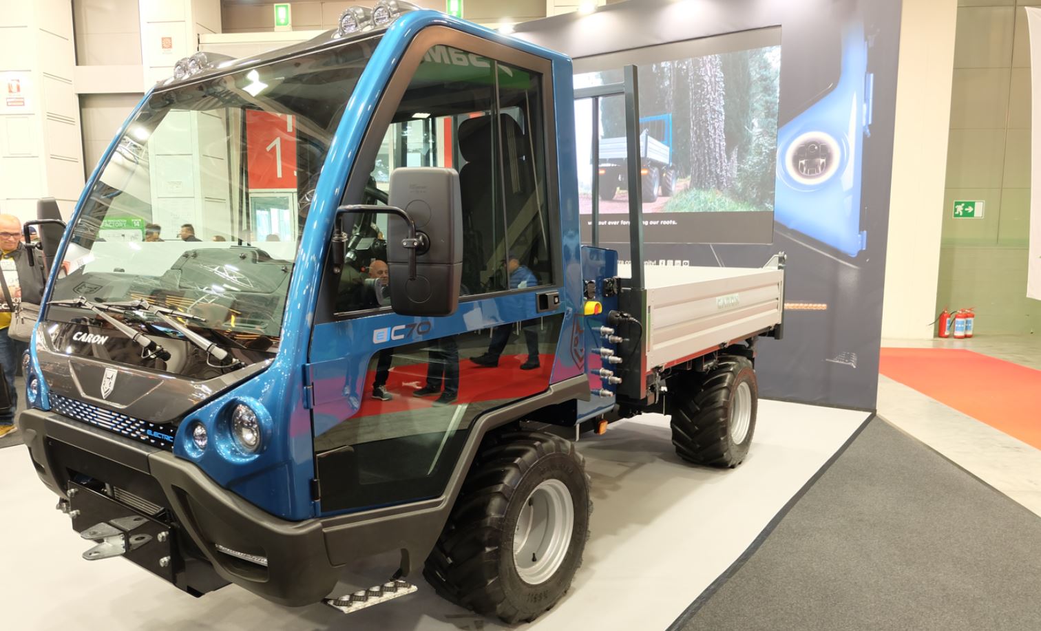 EC70, arriva il primo transporter elettrico di Caron